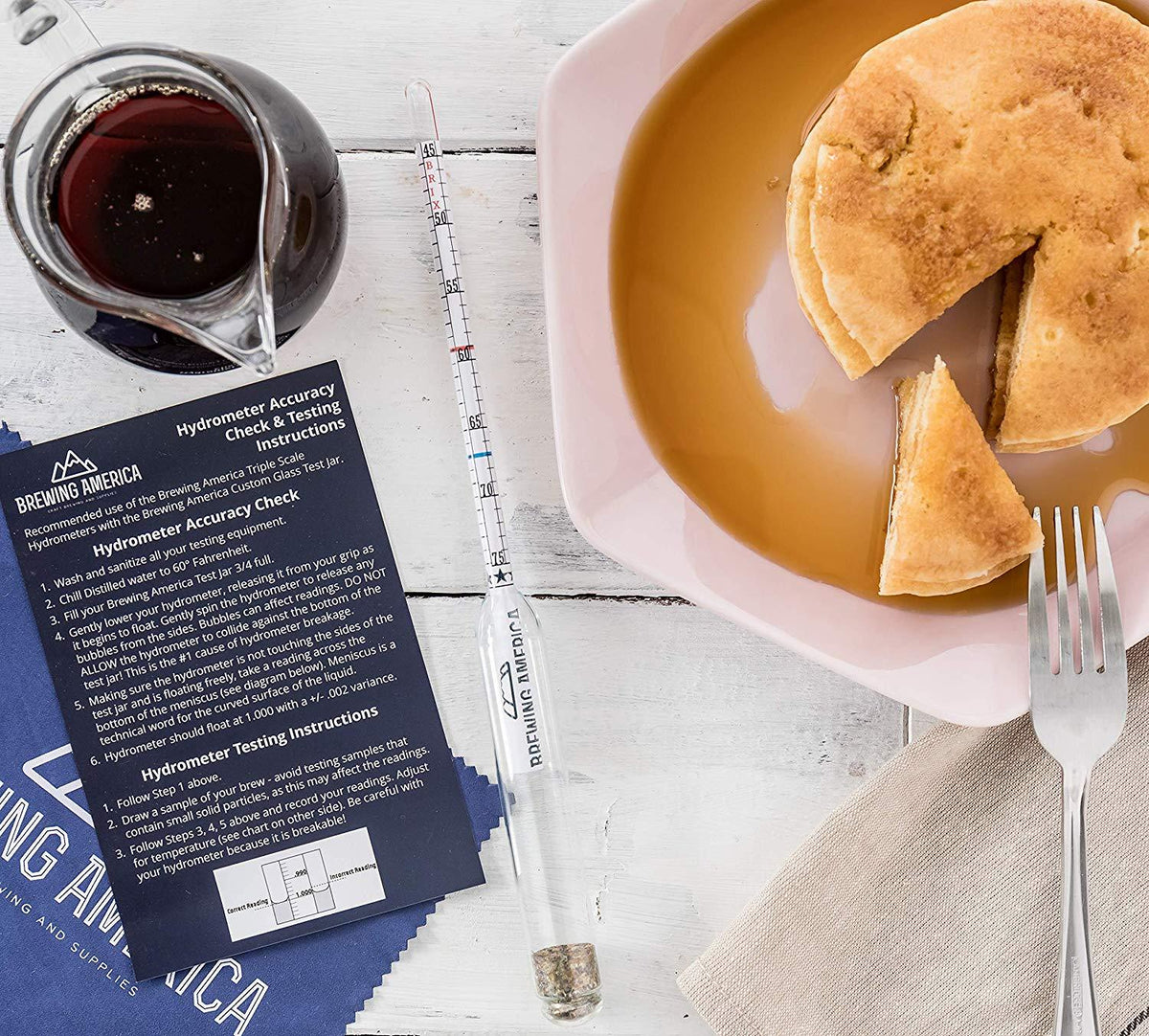 American-Made Syrup Hydrometer Density Meter for Sugar and Maple Syrup