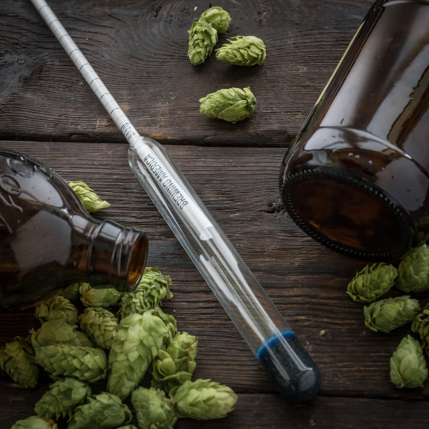 American-Made Precision Hydrometer Alcohol by Volume ABV Tester - Accu