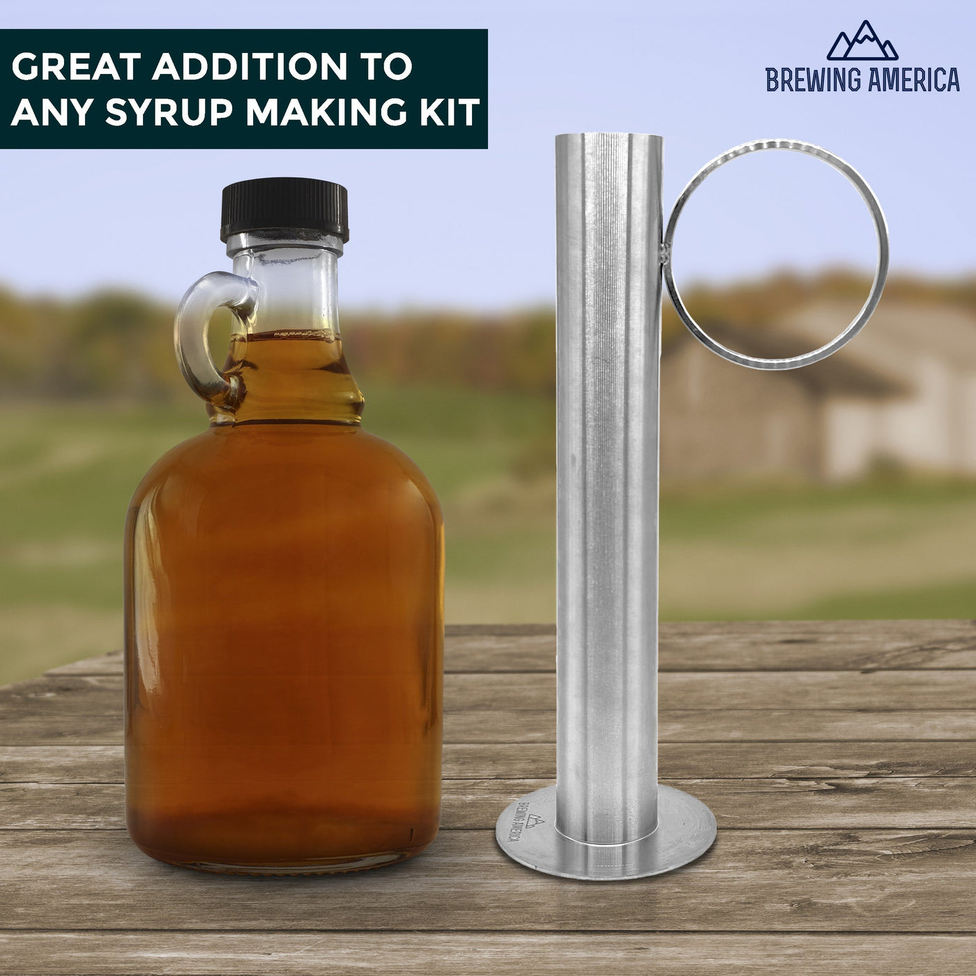 Maple Syrup Hydrometer Test Cup for Sugar and Moisture Content Measure
